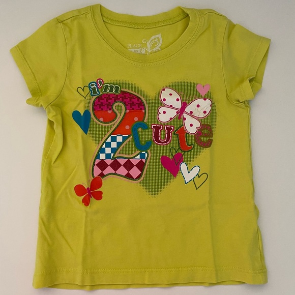 est 89 place | Shirts & Tops | Est 89 Place Size 3t Yellow Graphic ...